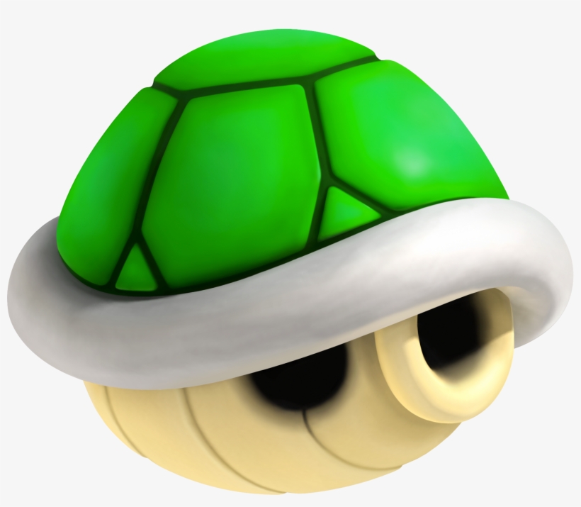 Bullet Bill - Mario Kart Green Shell - 1847x1521 PNG Download - PNGkit