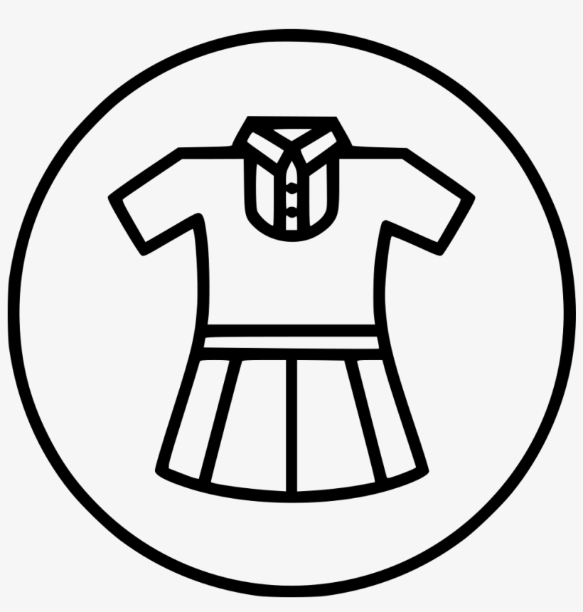 Girl Uniform Cloth School Study Svg Png Icon Free Download - Object ...