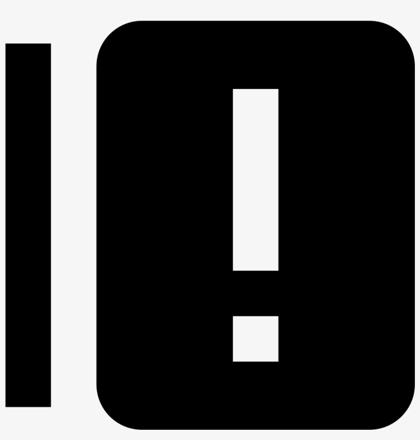 The Icon Is Shaped Like A Horizontal Rectangle With - Sign - 1600x1600 ...