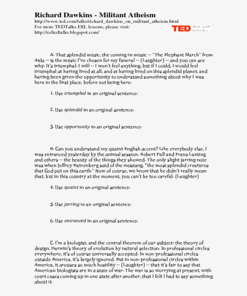 Militant Atheismhttp - 850x1100 PNG Download - PNGkit