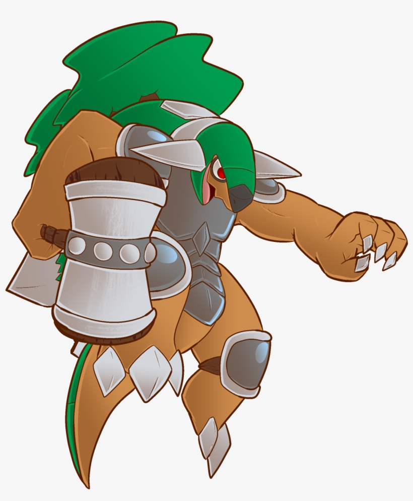 Hammer Slam Torterra - Anthro Torterra - 1505x1747 PNG Download - PNGkit