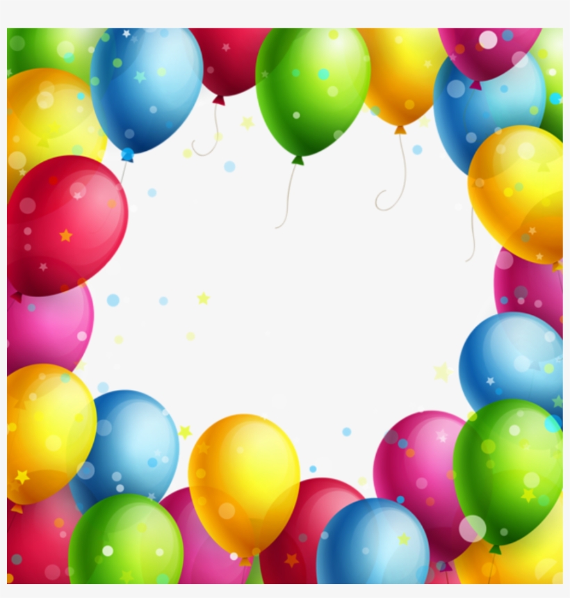 Imagem De Festa Banner Bexigas De Aniversário Png - Birthday Balloon ...