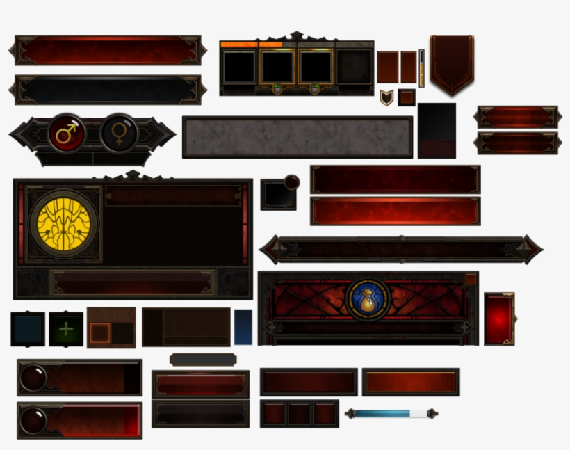 Diablo Iii Ui By Atanichi - Diablo 3 Hud Png - 900x675 PNG Download ...