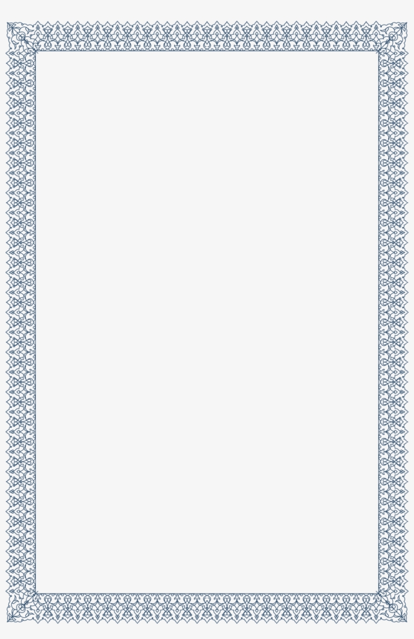 Calligraphy Borders Transparent Background