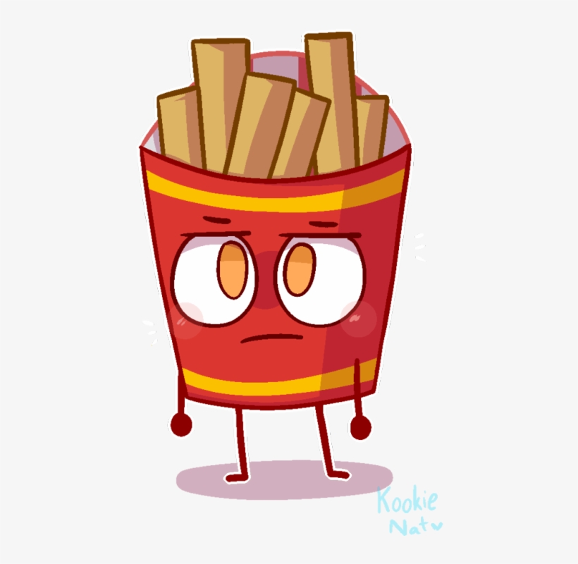 Tumblr P1gza7l4mc1wn10p0o1 500 - Bfdi Fries - 490x750 PNG Download - PNGkit