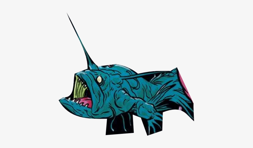 Hairy Anglerfish - Biodiversity - 439x400 PNG Download - PNGkit