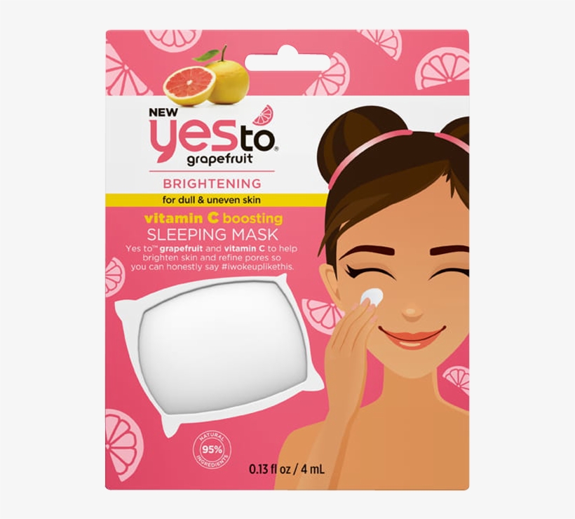 Download Transparent Yes To Grapefruit Vitamin C Boosting Sleeping Mask ...
