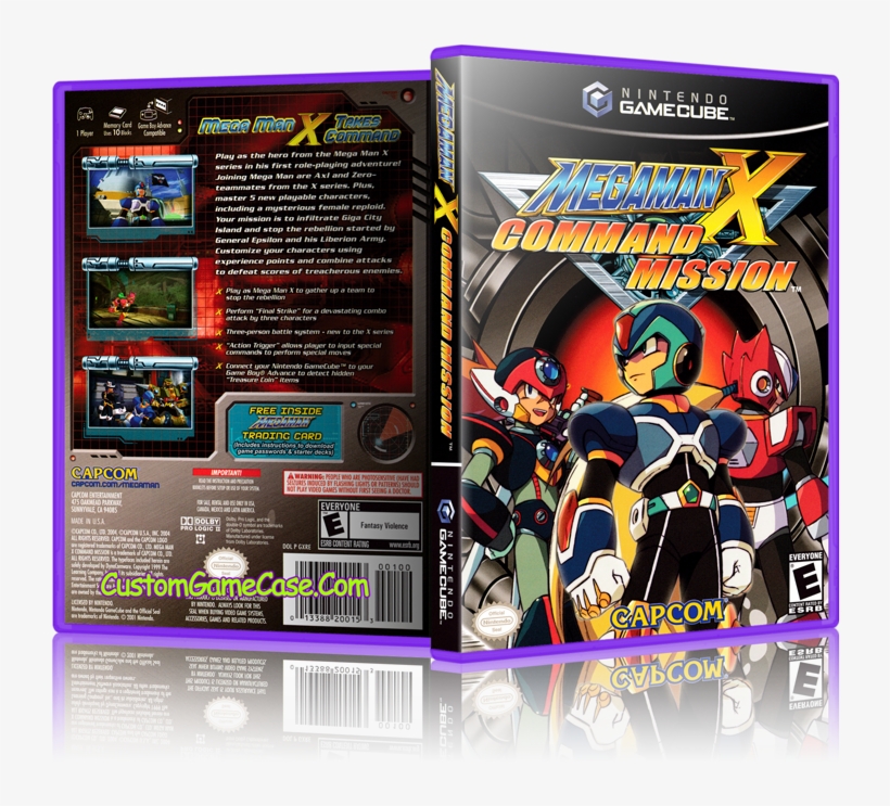 Megaman X Command Mission Front Cover - 800x685 PNG Download - PNGkit