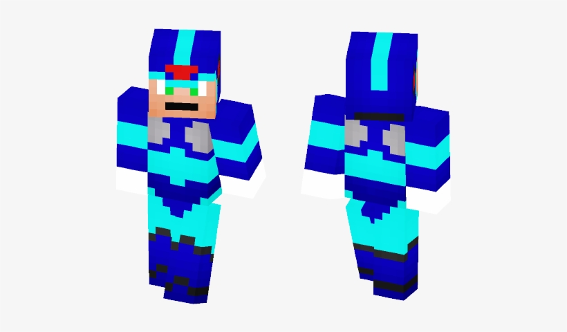 Megaman X - Minecraft - 584x497 PNG Download - PNGkit