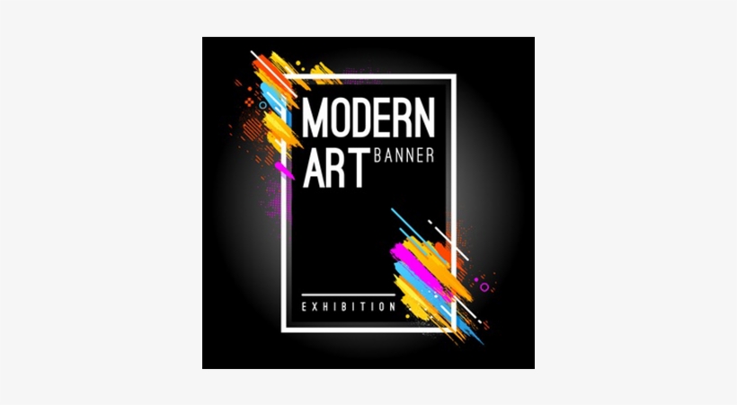 Design A Creative And Awesome Banner - Modern Art Banner Vector ...