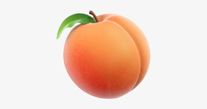 Peach Emoji Transparent Png - 377x353 PNG Download - PNGkit