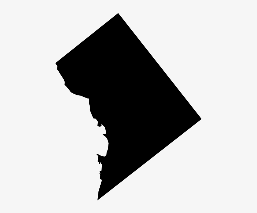 District Of Columbia State Shape - 600x600 PNG Download - PNGkit