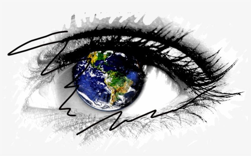 World Eye - Earth... By Douglas E Gogerty - 1000x563 PNG Download - PNGkit