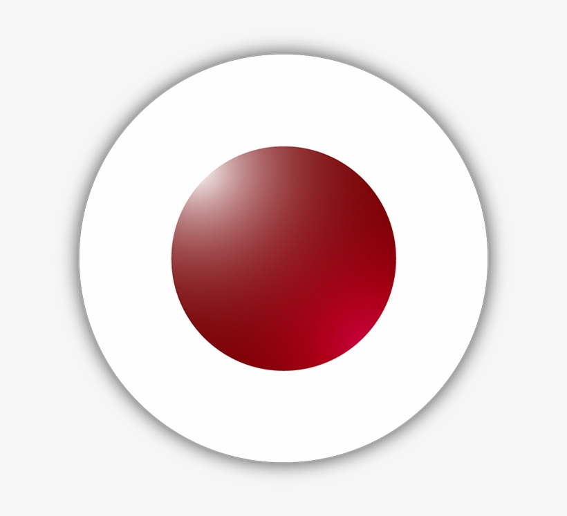 Japan Flag Circle Bumper Sticker - Japan Flag Circle Png - 720x720 PNG ...