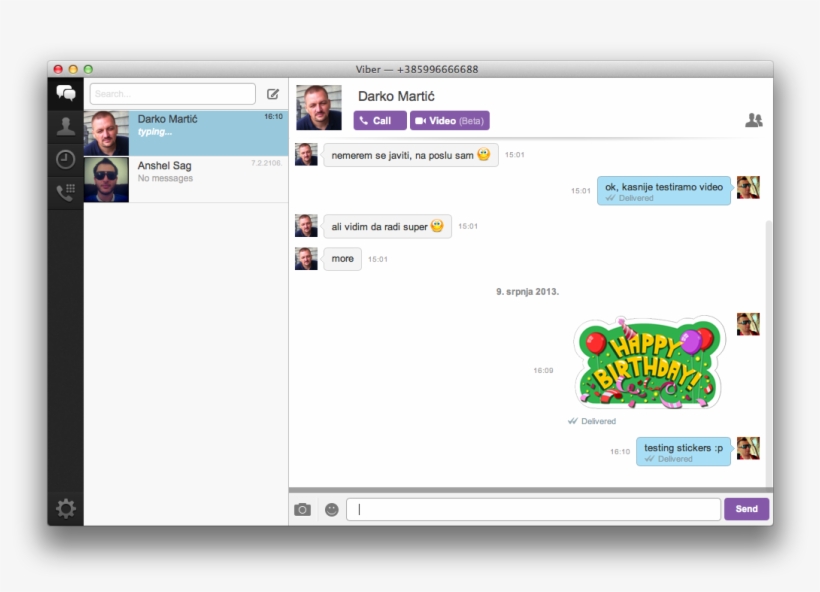 Share - - Viber Typing On Mac - 1079x732 PNG Download - PNGkit