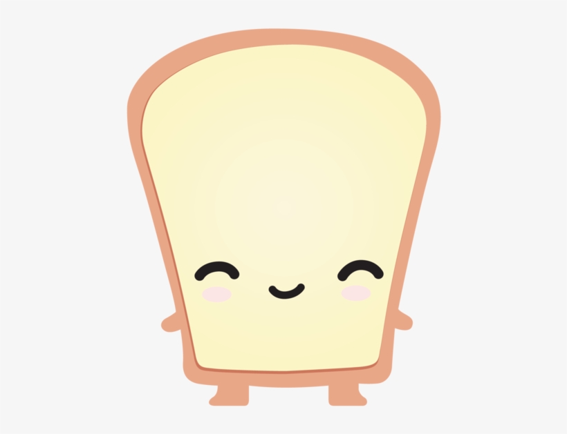 Hi, My Name Is Butta Toast - Cartoon - 600x600 PNG Download - PNGkit