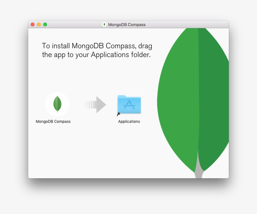 Images/osx Install Dialog - Mongodb Installation Compass - 752x614 PNG ...