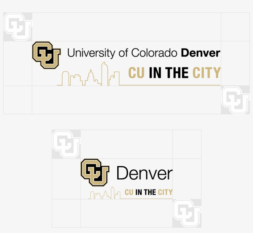 Minimum Logo Clear Space - University Of Colorado - 960x838 PNG ...