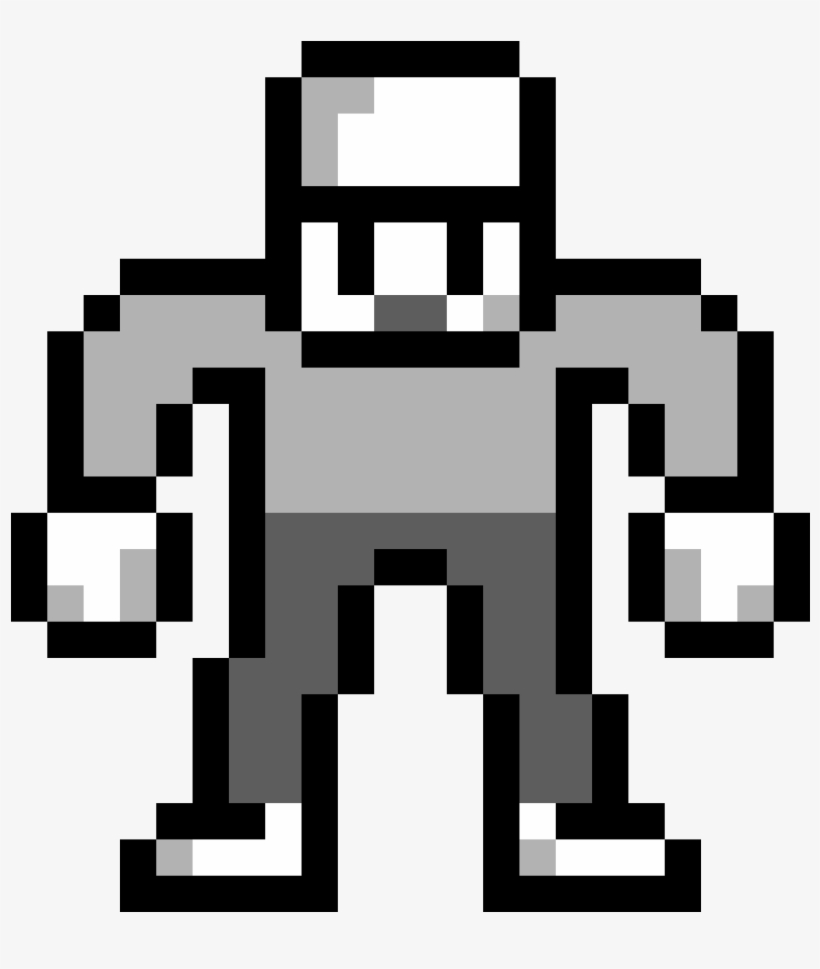 Grayscale Buff Man - Illustration - 1184x1184 PNG Download - PNGkit