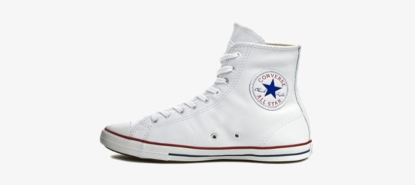 Converse Chuck Taylor Fancy Leather White - Converse - 425x286 PNG ...
