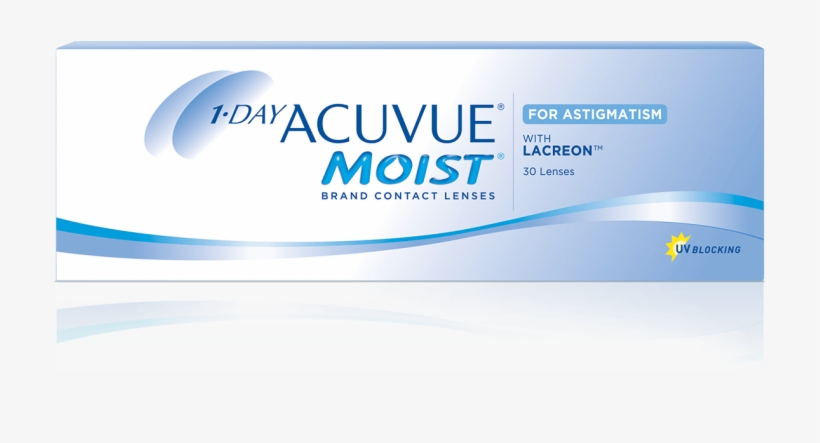 Box Image Of 1-day Acuvue® Moist Brand Contact Lenses - 1-day Acuvue ...