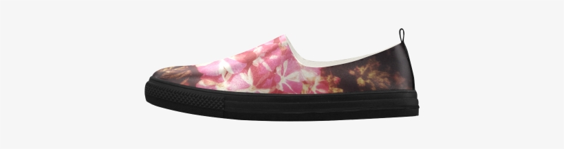 Little Pink Stars Apus Slip-on Microfiber Women's Shoes - Paisley ...