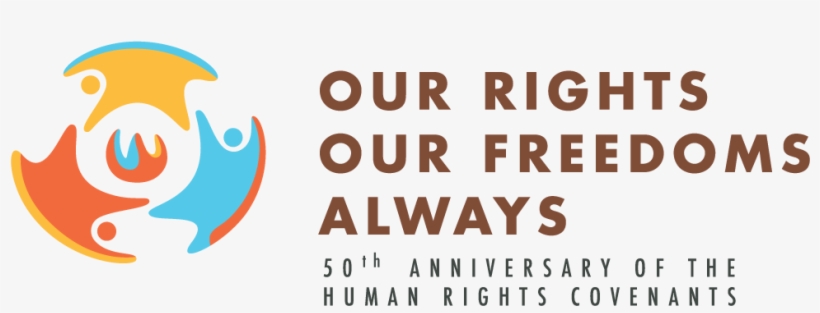 Campaign Logo With "50th Anniversary Of The Human Rights - Our Rights ...
