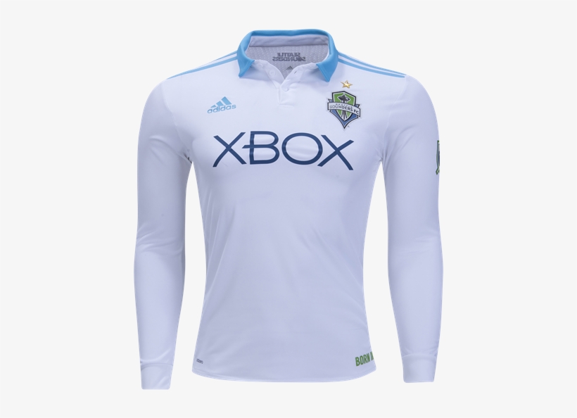 Adidas Seattle Sounders Away Long Sleeve Jersey - Men Jersey Png ...