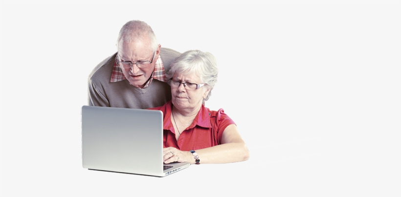 Old Person Confused By Technology - 489x323 PNG Download - PNGkit