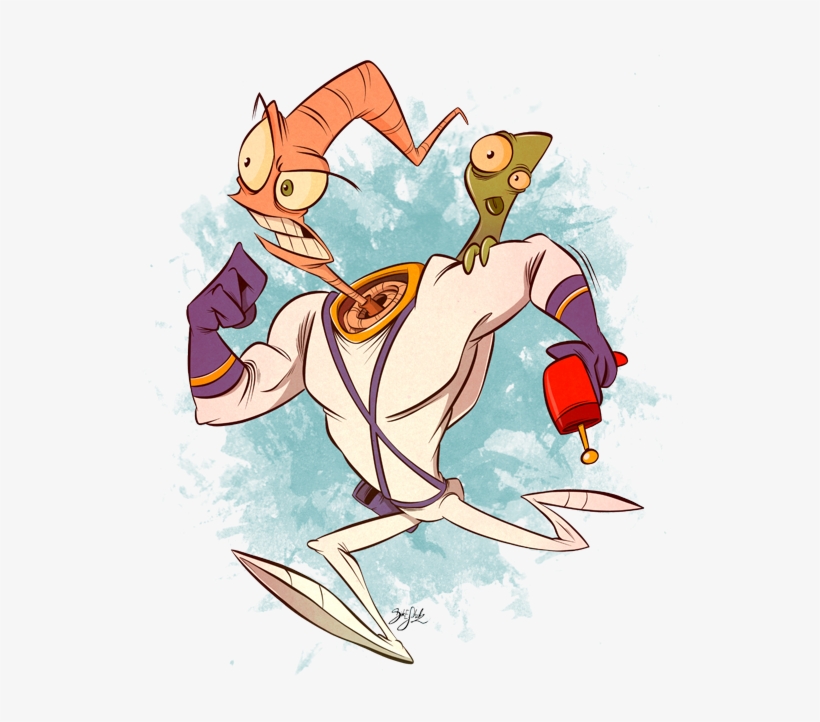 Earthworm Jim By Dirk Erik Schulz - Earthworm Jim - 545x705 PNG ...