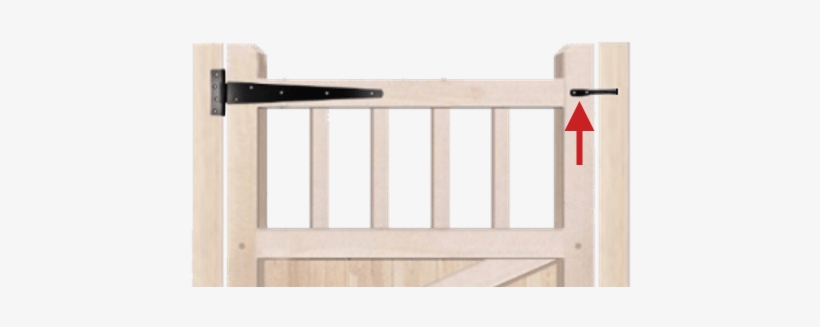 Opening Latch On Garden Gate - Plywood - 500x249 PNG Download - PNGkit