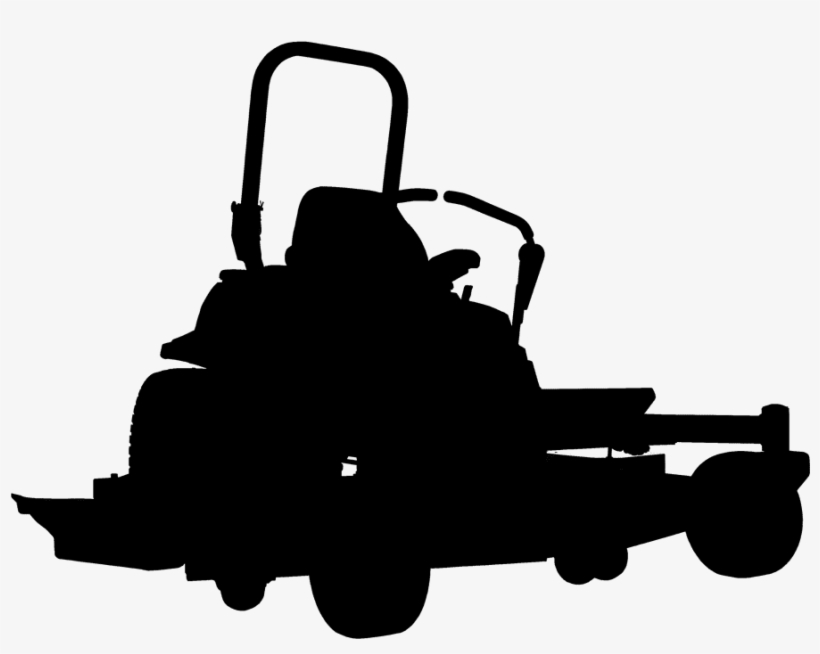 Lawn Mower Clipart Outline - Zero Turn Mower Icon - 1049x800 PNG ...