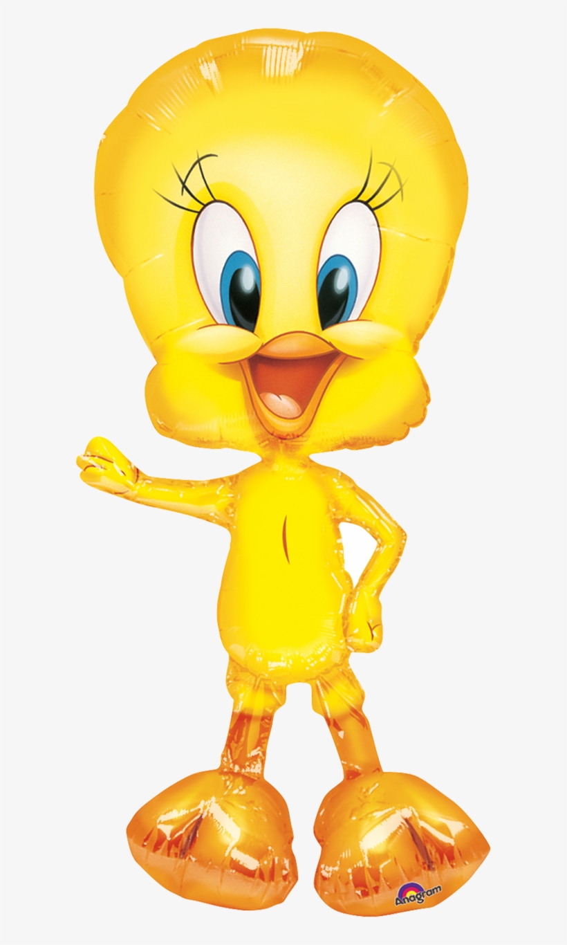 Globo Tweety Airwalker 36s - Looney Tunes Tweety Balloons - 600x1286 ...