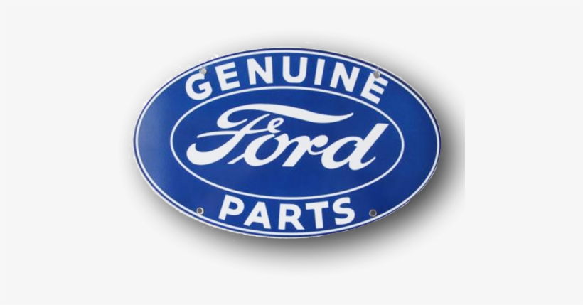 Ford Genuine Parts Oval Sign - Genuine Ford Parts Sign - 500x500 PNG ...
