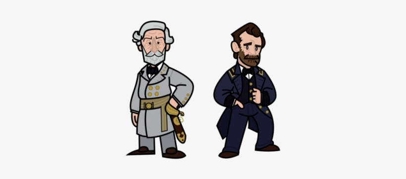 Civil War General Cartoon