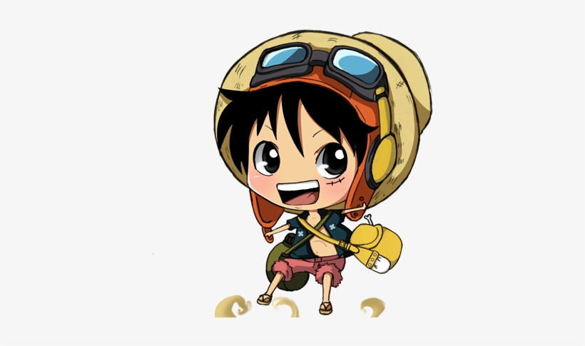 Luffy Strong World Chibi Png - 443x406 PNG Download - PNGkit