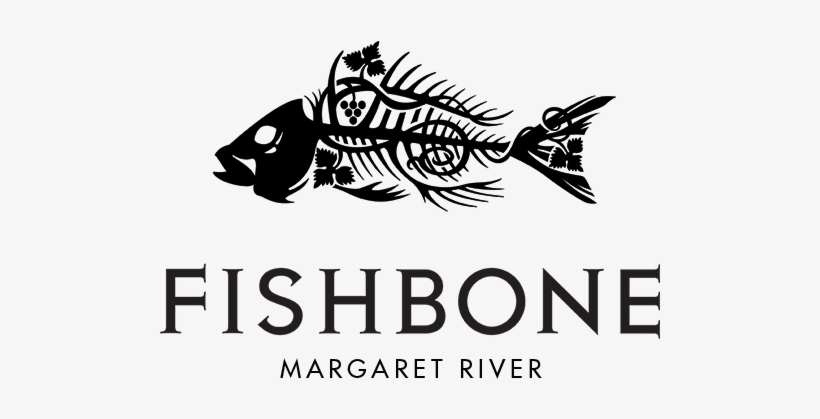 Fishbone - Fishbone Wine Logo - 554x423 PNG Download - PNGkit