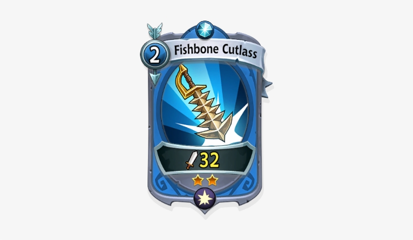 Fishbone Cutlass - Battlehand Super Rare Cards - 450x560 PNG Download ...