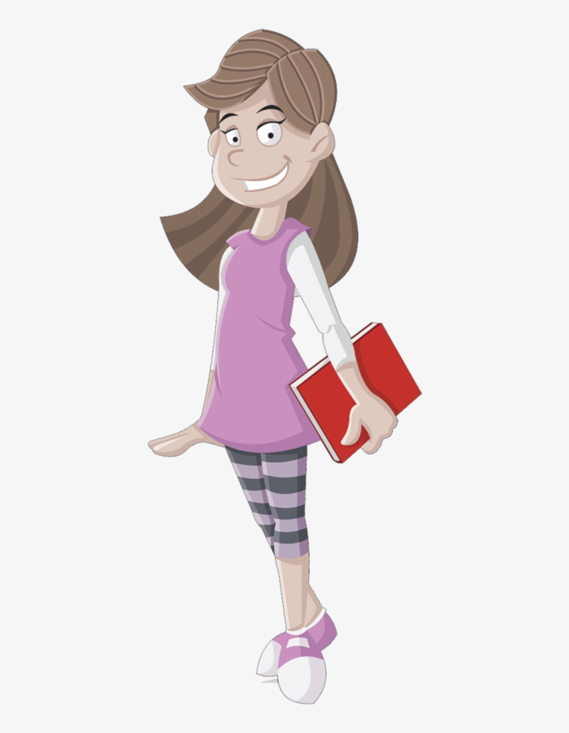 Cartoon-k#4 - School - 623x1024 PNG Download - PNGkit