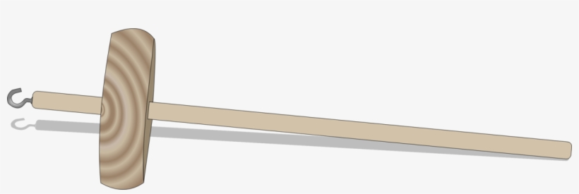 Spindle Whorl Yarn Spinning Wool - Spindle Clipart - 1186x340 PNG ...