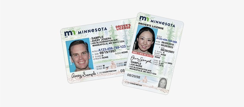 Standard Minnesota Driver's Licenses - Mn Real Id - 425x292 PNG ...