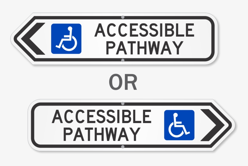 Accessible Pathway Handicapped Access Sign - Handicap Sign - 800x800 ...