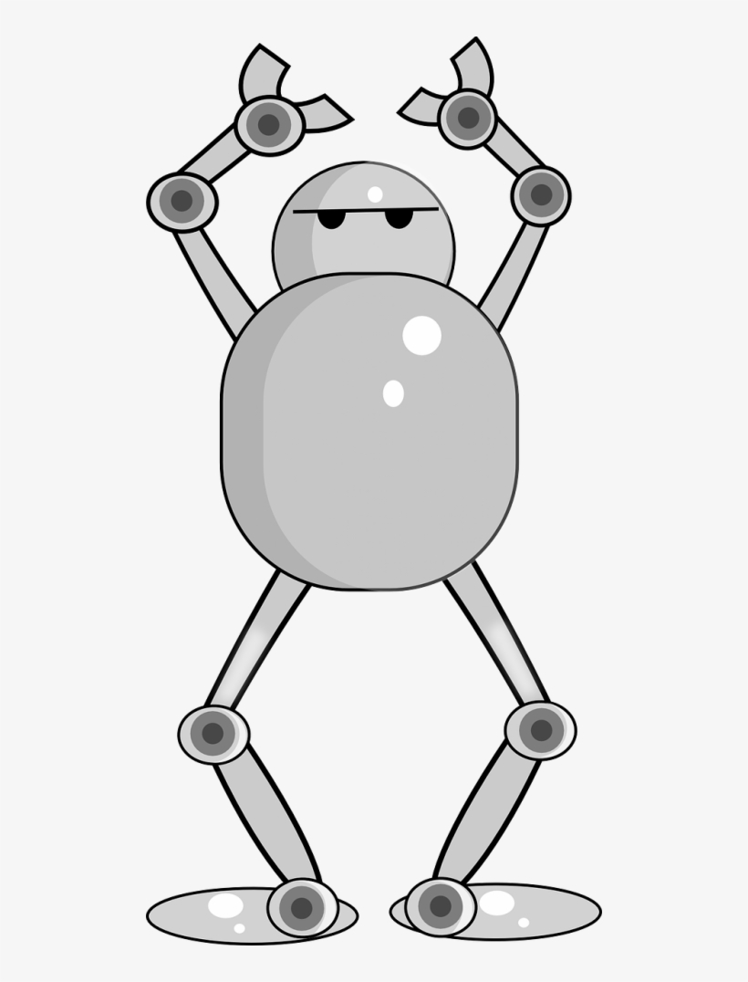 Robot Hands Cartoon - 500x996 PNG Download - PNGkit