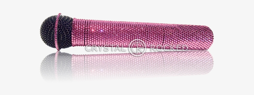 Swarovski Microphone Rose - Pink Diamond Microphone - 600x600 PNG ...