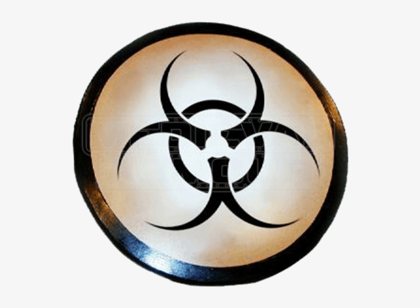 Wooden Biohazard Shield - Hazardous Waste Logo Png - 550x550 PNG ...