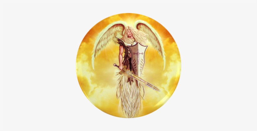 Angel Michael - Angel Michael Ornament (round) - 350x350 PNG Download ...