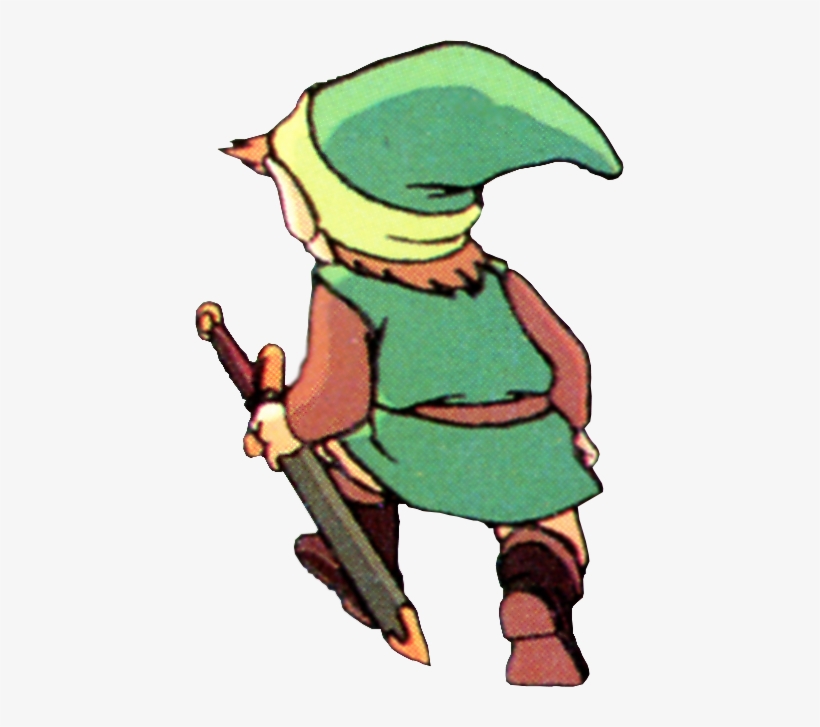 Link-kneeling - Cartoon - 429x647 PNG Download - PNGkit