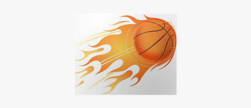 Flame Basketball - 400x400 PNG Download - PNGkit