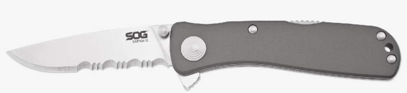 Download Transparent Blade Details - Sog Twitch Serrated - PNGkit