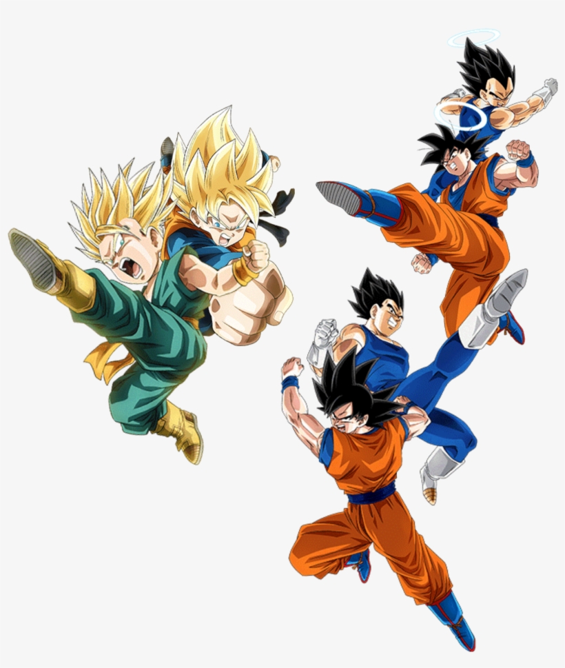 Int Goten & Teq Trunks Have Very Similiar Poses When - Vegeta ...
